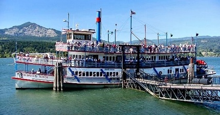 Columbia Gorge Paddlewheeler hike